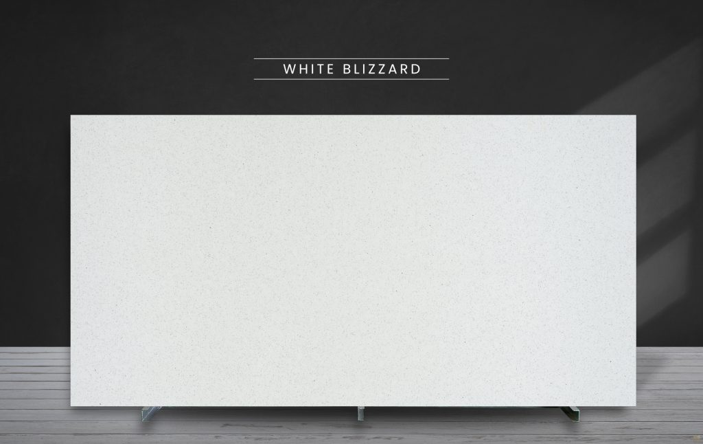 White Blizzard | Surfaces by Pacific | Whit Quartz Countertops for Kitchen
