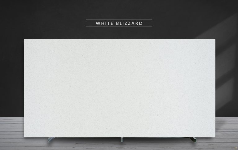 White Blizzard | Surfaces by Pacific | Whit Quartz Countertops for Kitchen